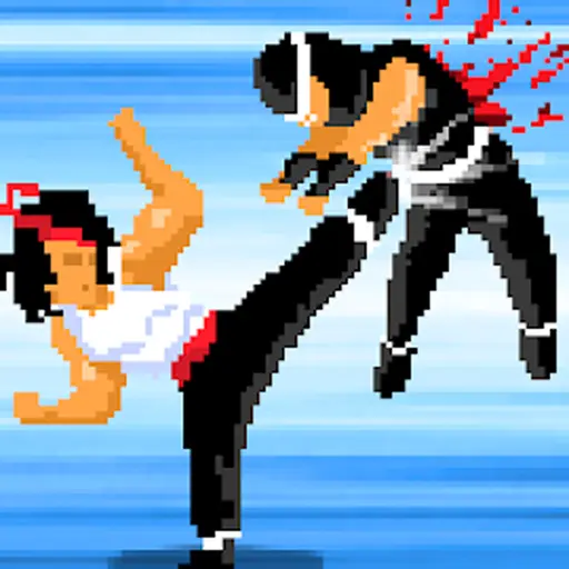 kung fu pixel game chrome - gamesbun game